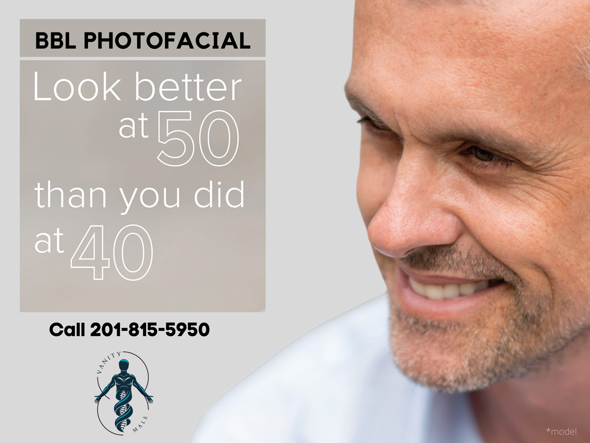 BBL Photofacial for Men - Vanity Male